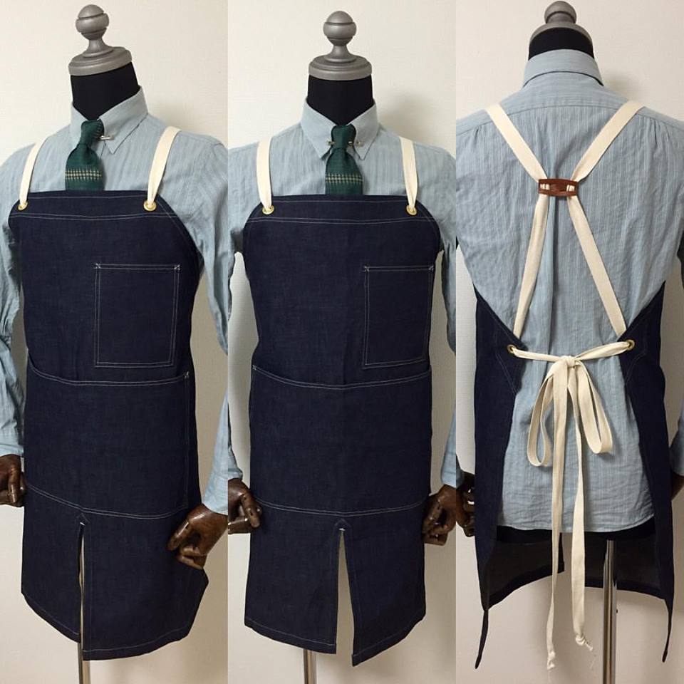 ADJUSTABLE COSTUME: DENIM APRON SAMPLE