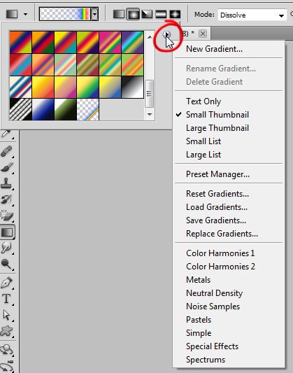 Photoshop: Lesson 3 - The page curl trick, using and creating gradients ...