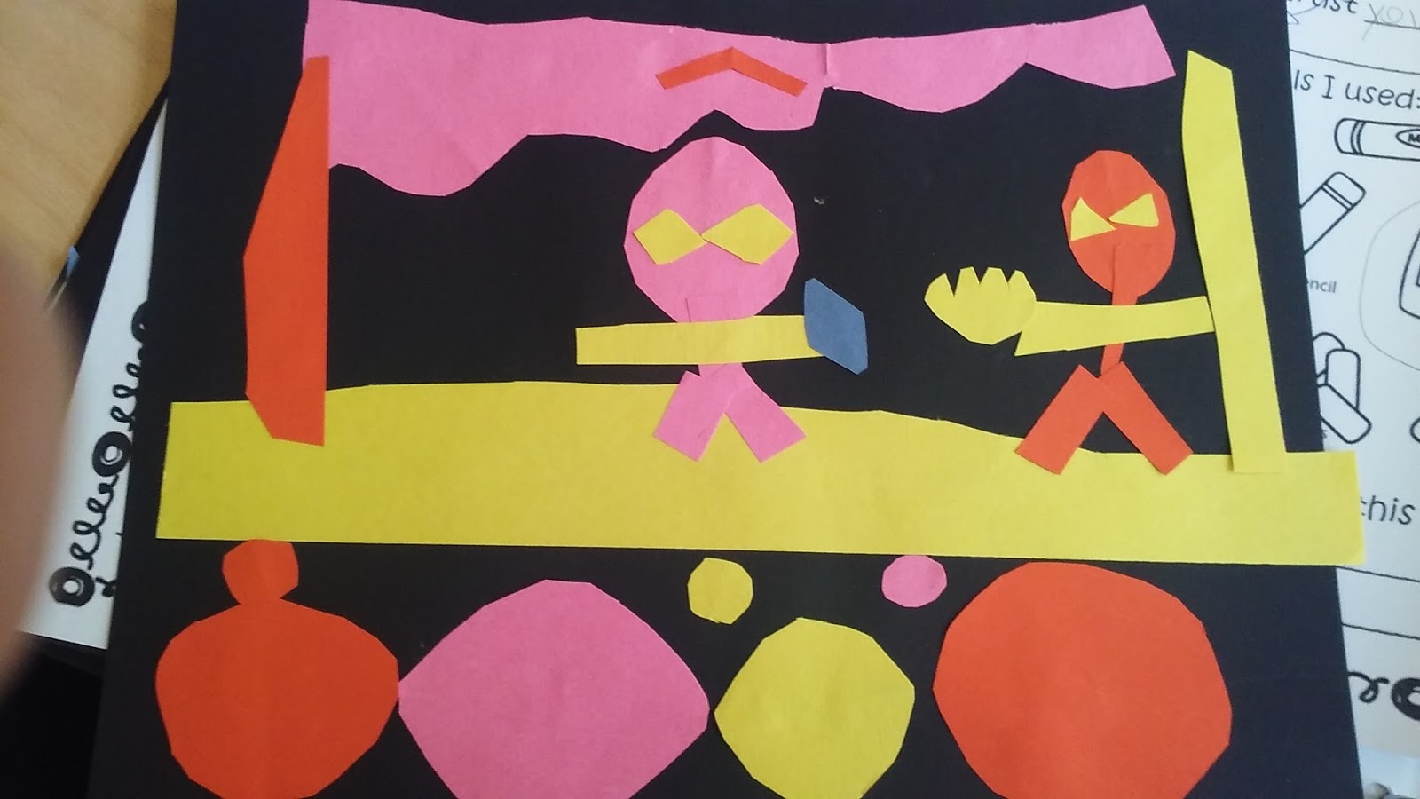 Primary Painters: Matisse Inspired Collage