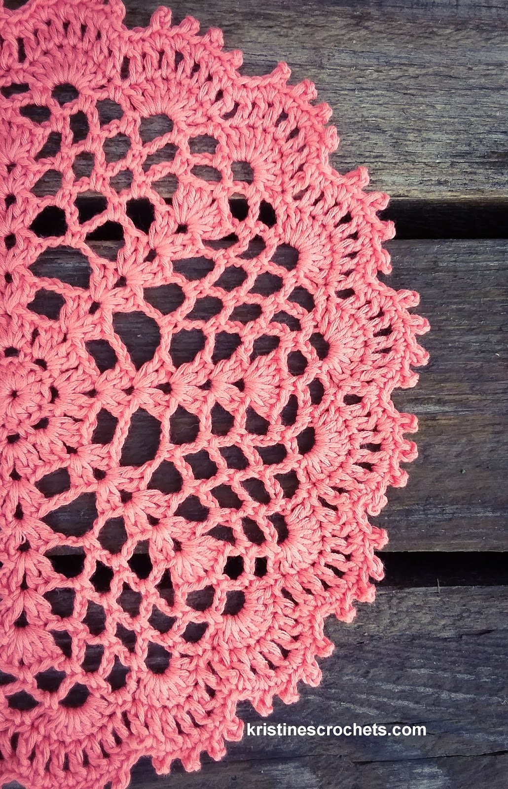 KristinesCrochets : Coral Doily - Free crochet Pattern