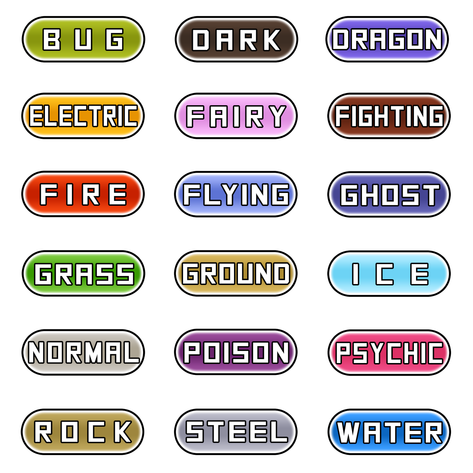 Very Good Games All The Pokemon Types very-good-games-all-the-pokemon-types