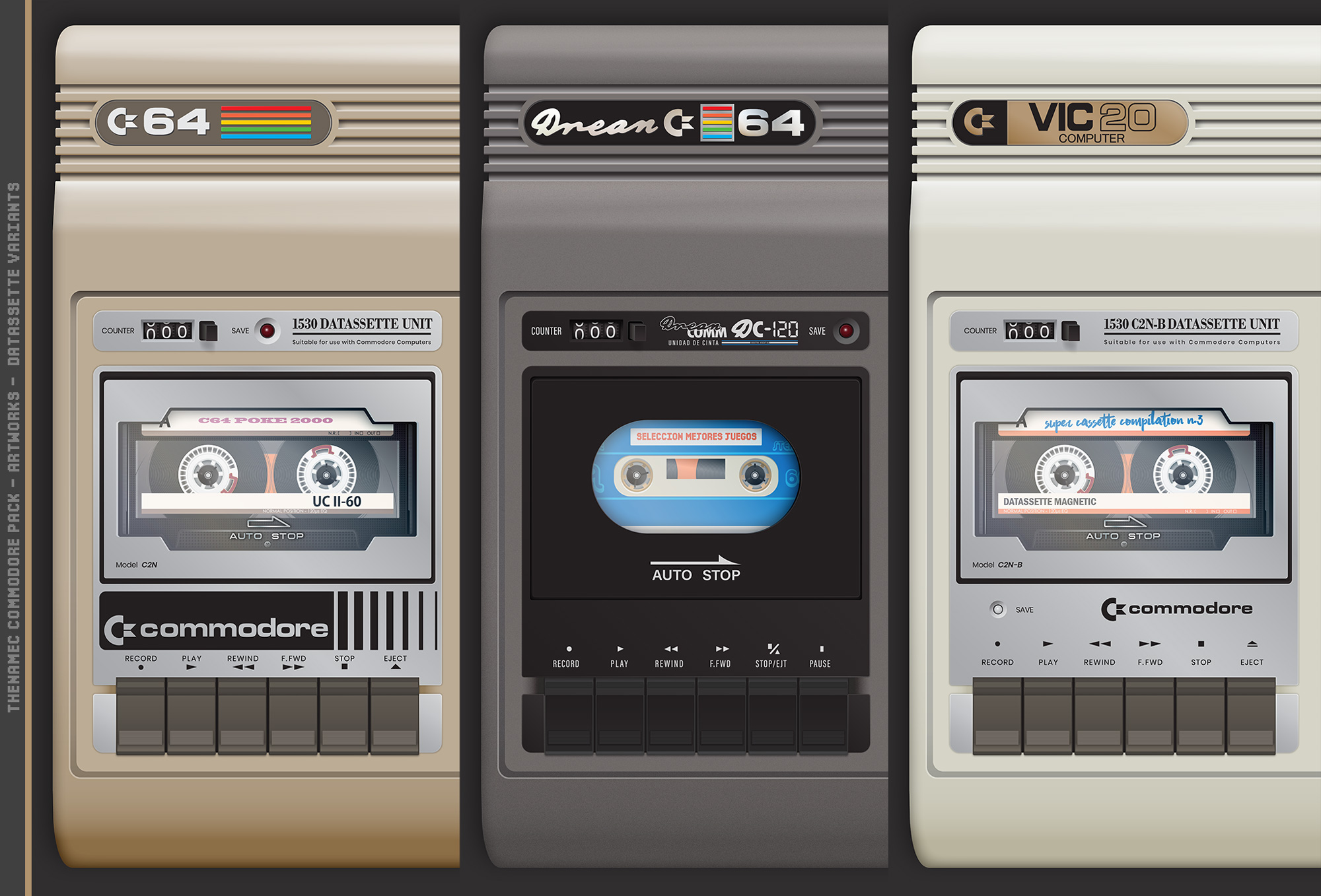 Data devices... with a twist - Retrogaming Packs