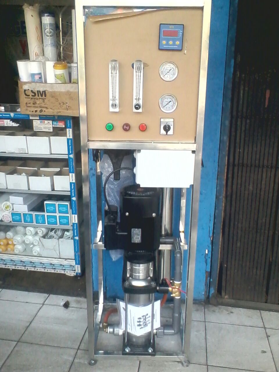 Air Reverse Osmosis (RO): RO 2000 GPD, SETARA 350 GALON