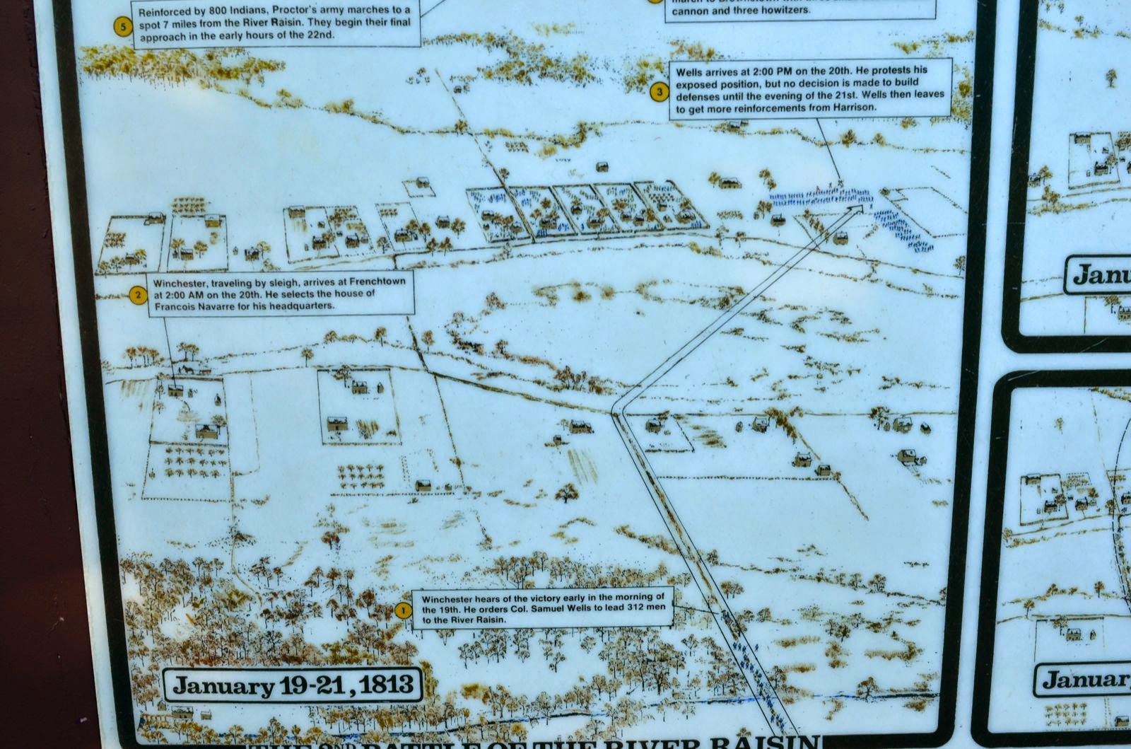 RVing Beach Bums: River Raisin Battlefield and Custer's Statue, Monroe, MI