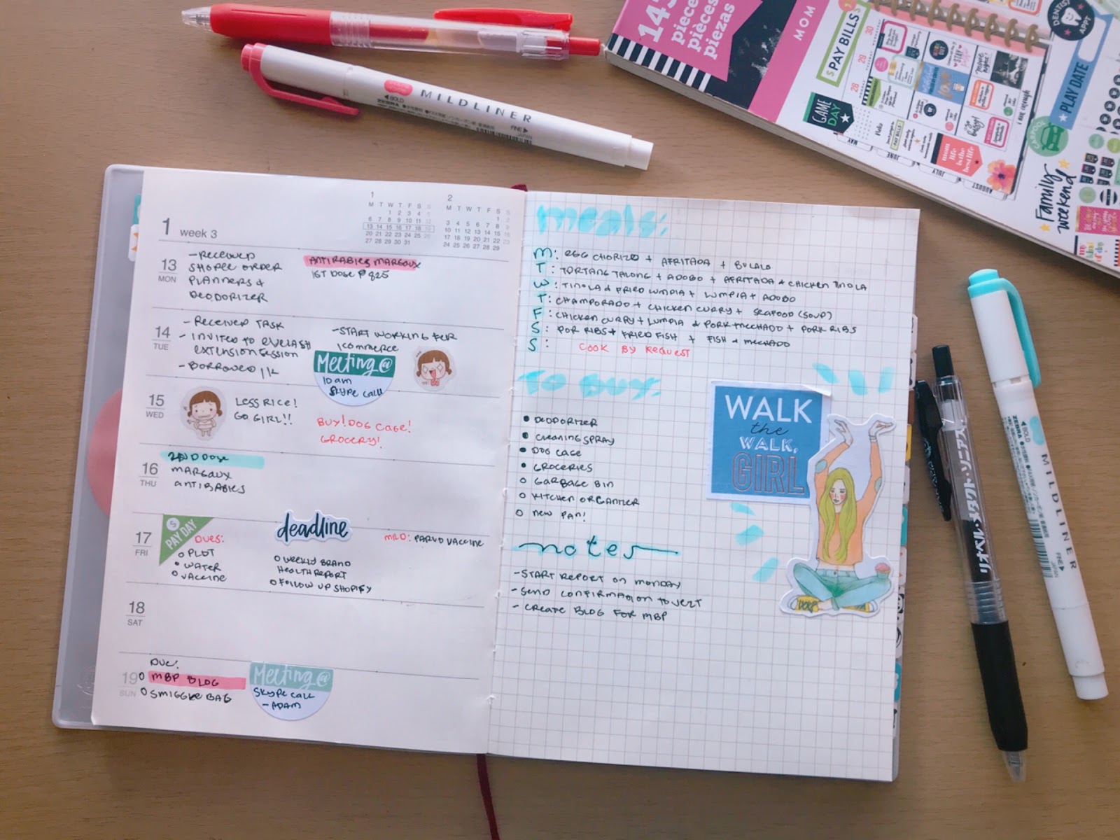 Muji Planner 2020 - Minimalist & Functional Planner for Moms - Mommy Korai