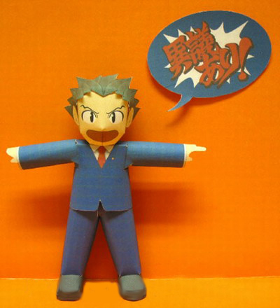 Phoenix Wright: Ace Attorney Papercraft | Paperized Crafts