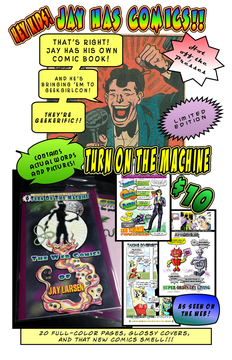 Larsen Geekery: Jay Has Comics for the Con