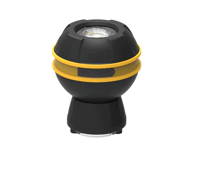 Rechargeable small round lamp 5W