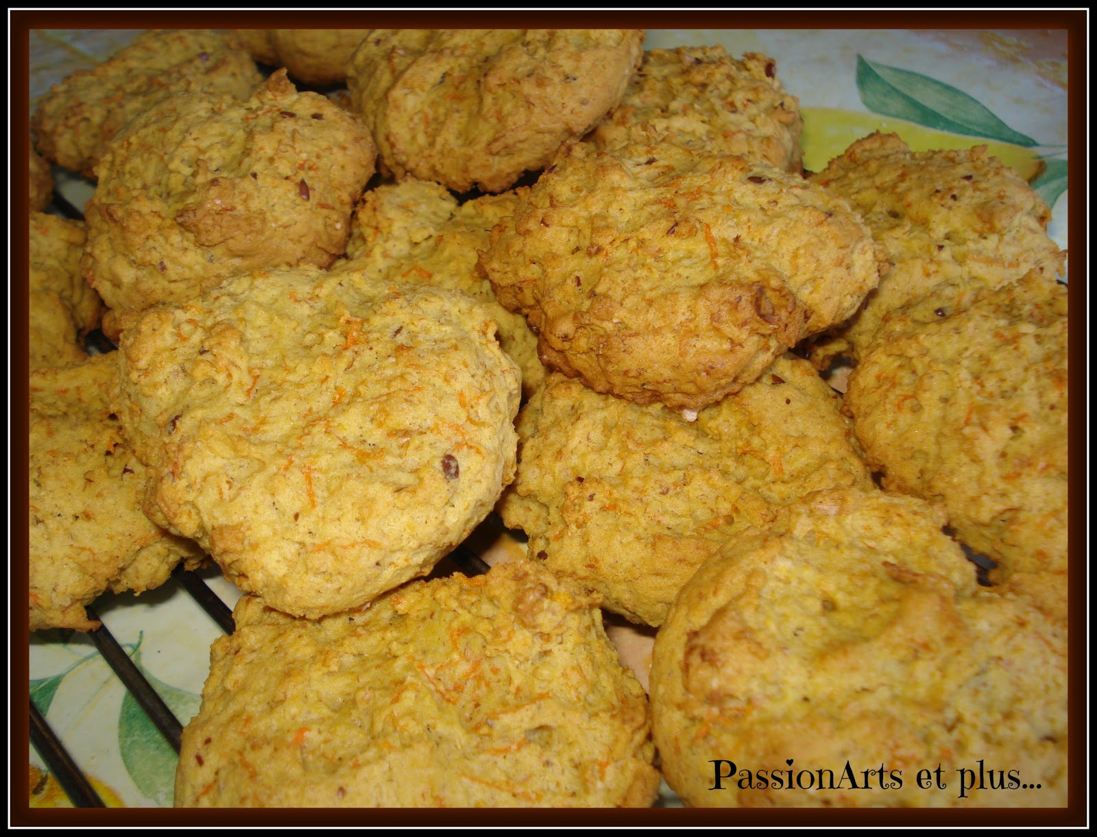 Les recettes de Passionarts et plus...: Biscuits aux carottes