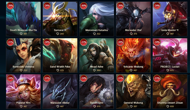 Surrender at 20: Champion & Skin Sale: Week of May 27th