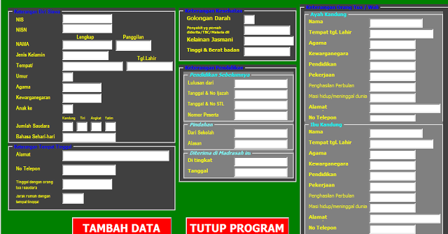 Download Aplikasi Data Siswa Untuk Semua Jenjang Pendidikan Sd Smp Dan Sma Guru Maju