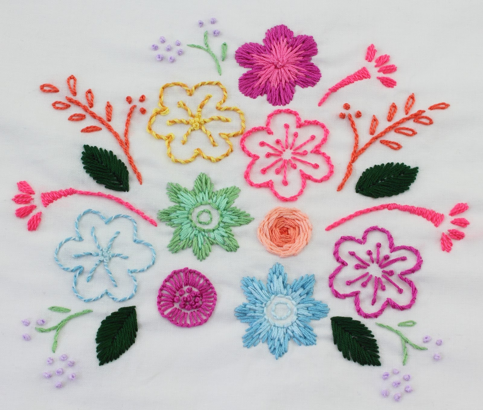 big B: Flower Fancy Embroidery Project