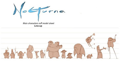 Living Lines Library: Nocturna (2007) - Model Sheets / Characters