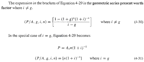 ENGENIEERING ECONOMIC ANALYSIS.: GEOMETRIC GRADIENT.