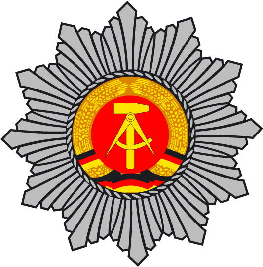 Four Bees: DDR Deutsch Volkspolizei Schulterstücke, East German Peoples ...