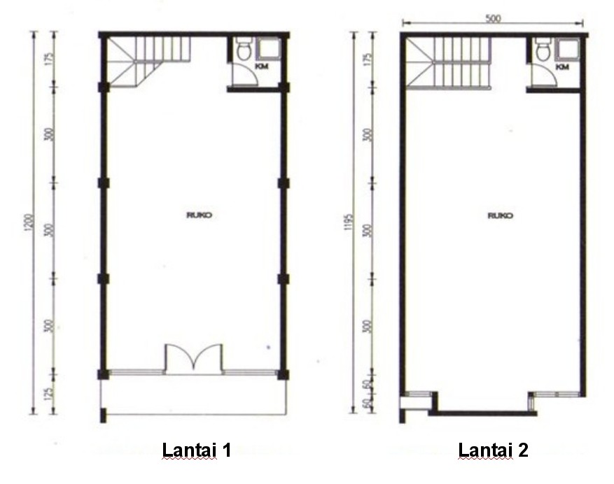 Rumah Bandung Soekarno Hatta: Ruko Type 115/60