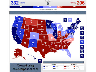Electoral Vote Predictor: Romney Keeps Inching Closer, Was It Really an ...