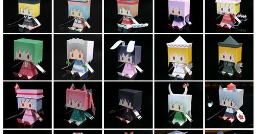 Graphig Touhou Project Paper Toys | Paperized Crafts