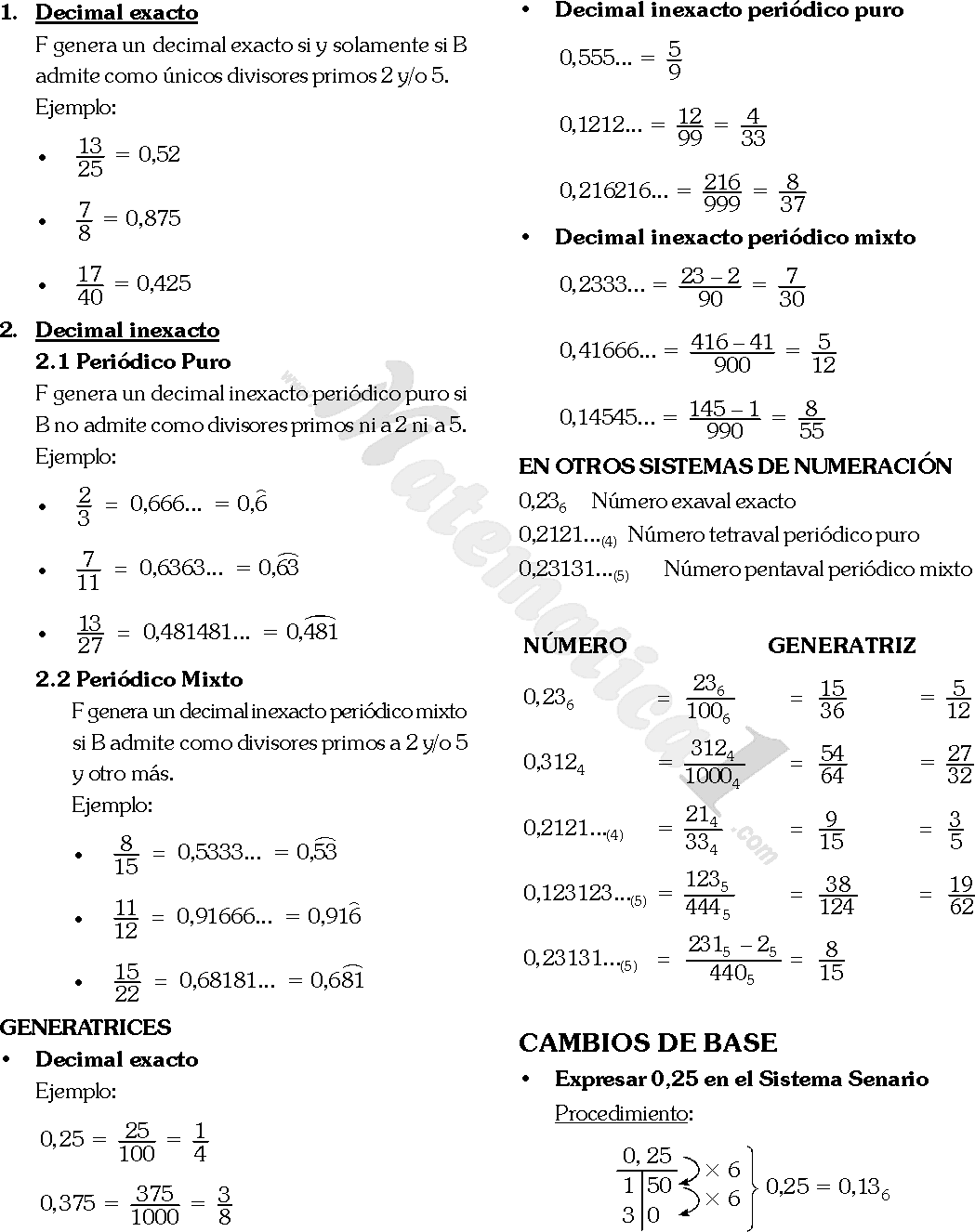 LOS NUMEROS DECIMALES EJERCICIOS RESUELTOS PDF