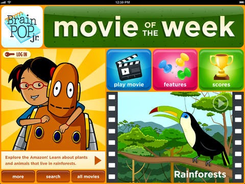 Teaching All Students: #AppMondayTAS - BrainPOP Jr. Movie of the Week