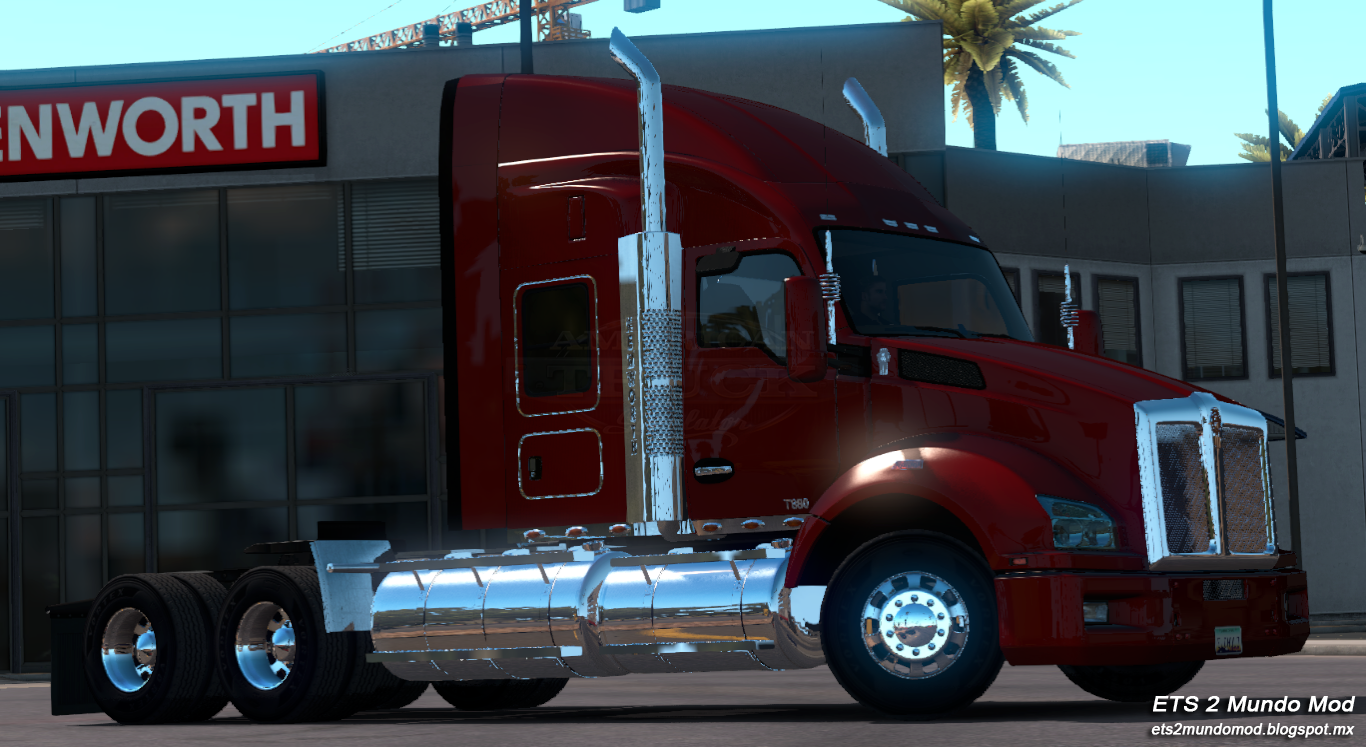 (Tractocamión ATS) Kenworth T880 - ETS 2 Mundo Mod