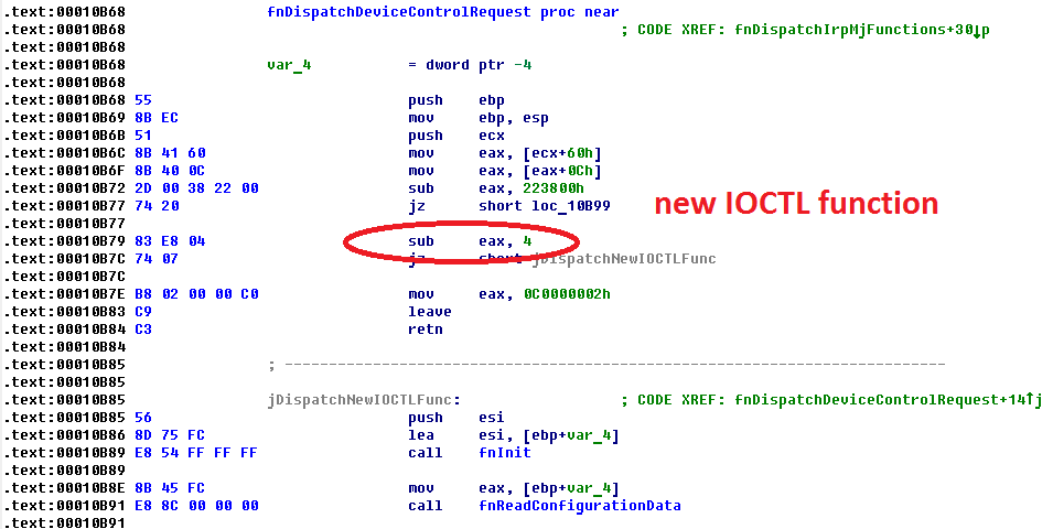 Stuxnet drivers: detailed analysis