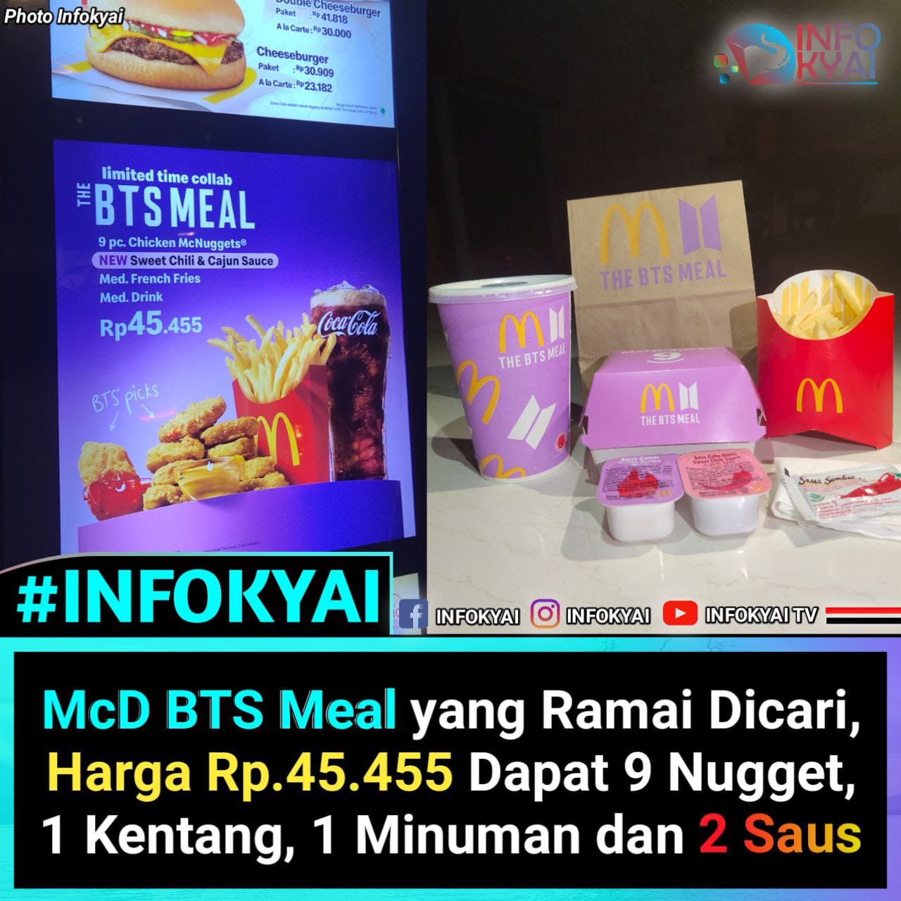 Harga Mcd Bts Meal : Fakta-fakta BTS Meal di McD, Menghormati Kaum Muslim ... - Menu kolaborasi ...