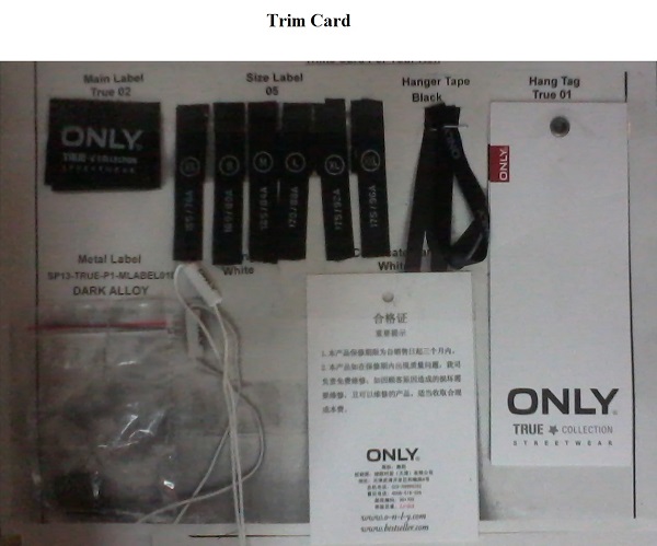 Trim Card and Its Use in the Garment Industry