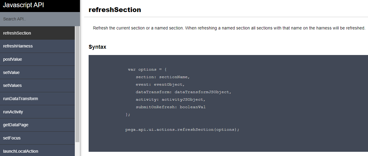 Howtopega Javascript Api In Pega