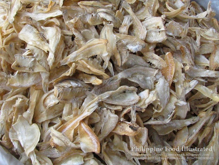 Philippine Food Illustrated: dilis (deboned and dried)