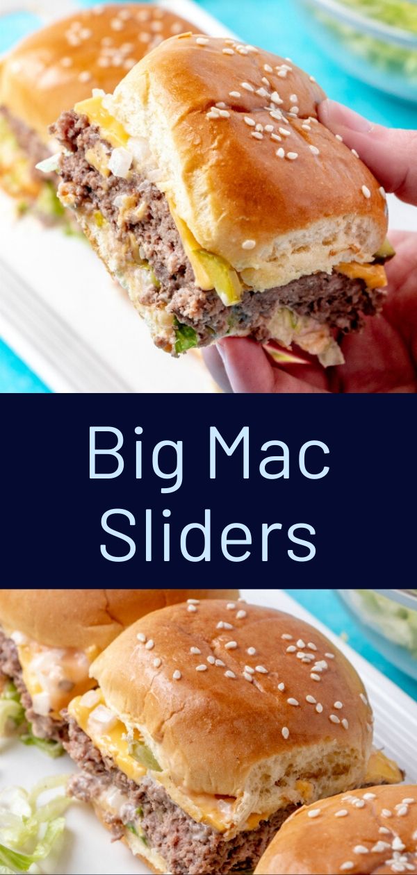 Big Mac Sliders - GOOD FOOD RECIPES