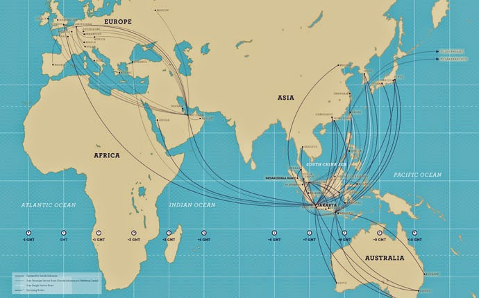 FRIEND TOUR AND TRAVEL: Rute Penerbangan Garuda Indonesia