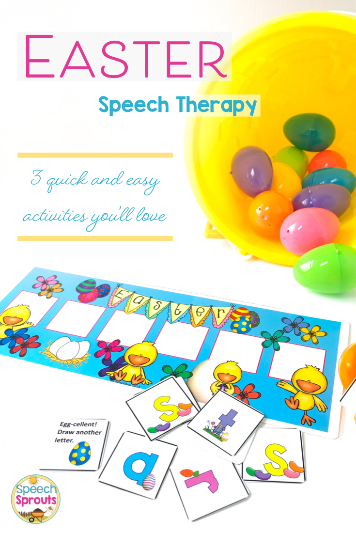 3 Quick And Easy Easter Speech Therapy Activities You'll Love - Speech ...