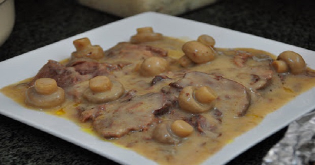 Lengua In Mushroom Sauce Recipe - Pinoy Food Island
