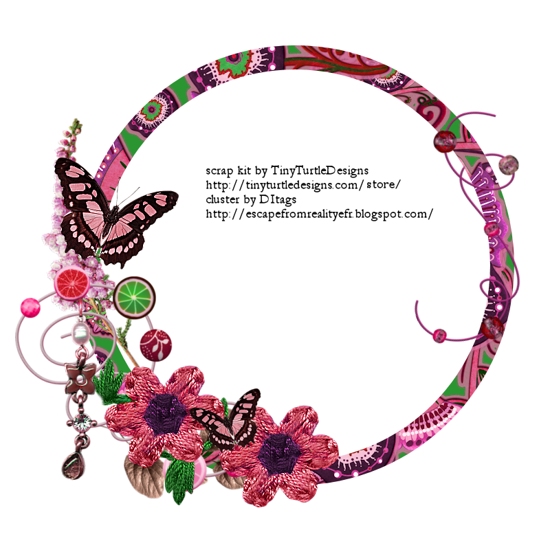 Escape From Reality Blog: FTU 'Bohemian Spring' Cluster & Cluster Frames