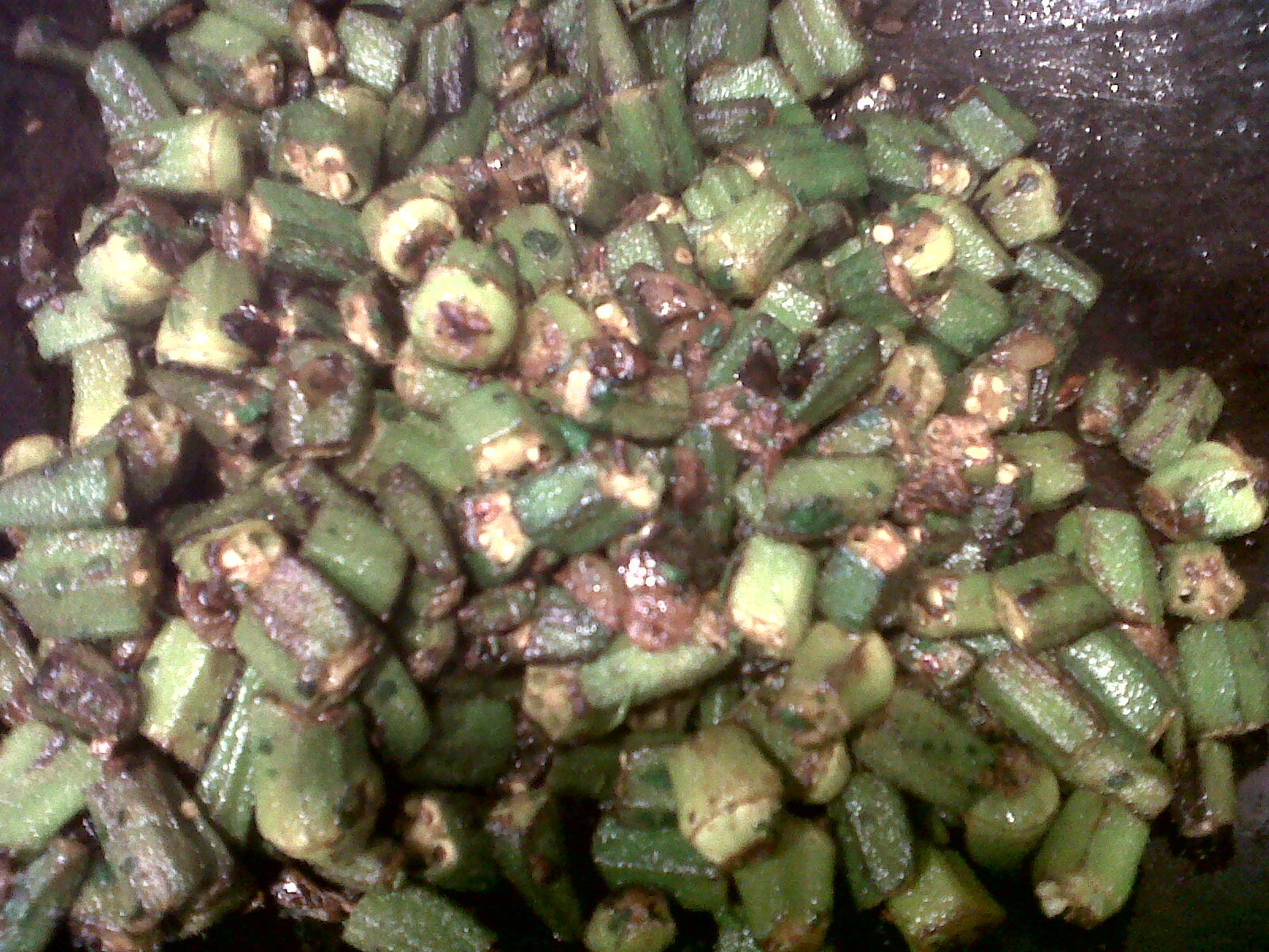 Bhindi (okra or lady's fingers) - Rekha Neilson