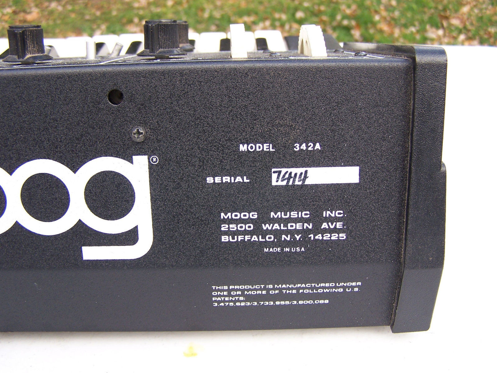 MATRIXSYNTH: Moog Rogue model 342A SN 7414 with Case