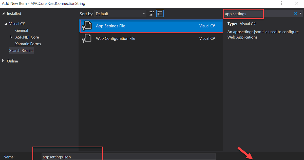 Read Connection String From Appsettings Json File In Asp Core Mvc Coreprogram