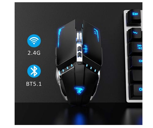 Review TENMOS T21 Rechargeable Silent Computer Gaming Mouse