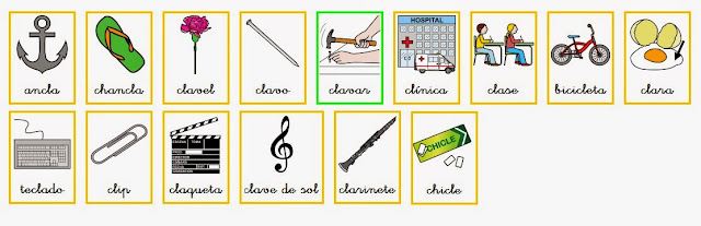 El blog de la seño Nieves: Palabras con cl y cr.