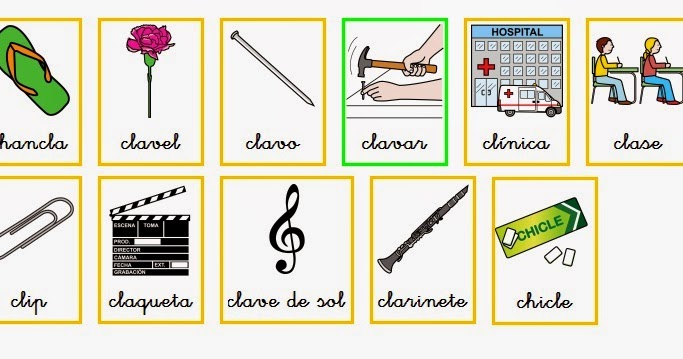 El blog de la seño Nieves: Palabras con cl y cr.