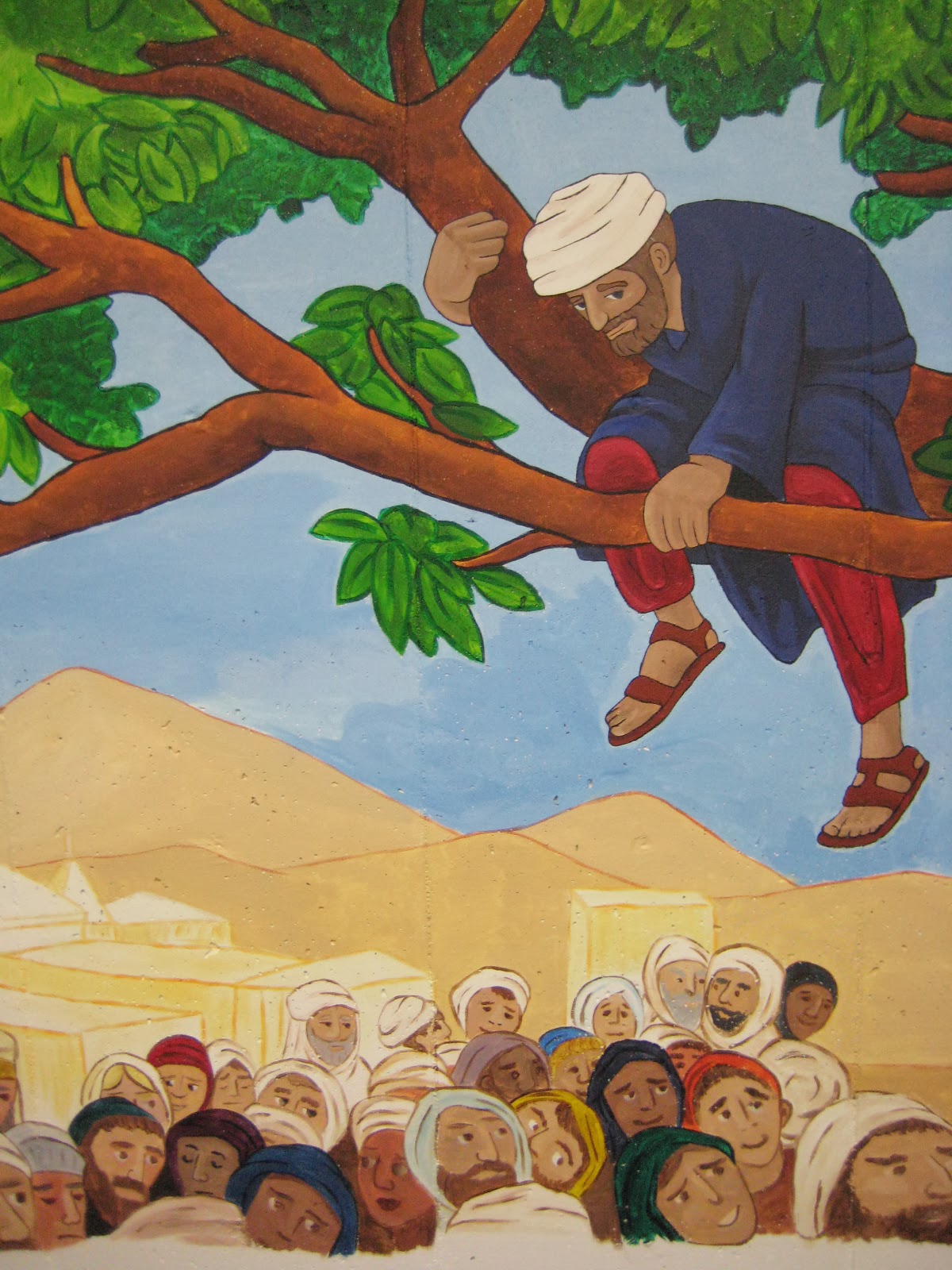 El Blog de Marcelo: La historia de Jesús y Zaqueo en imágenes: una ...