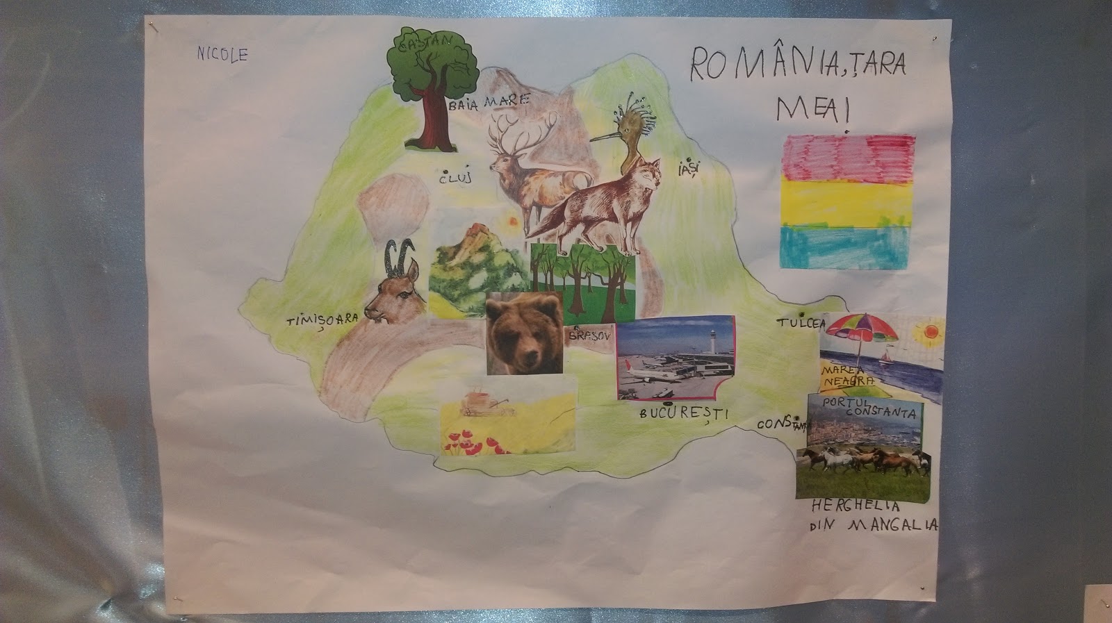 CLASA MEA: ŢARA MEA – proiect