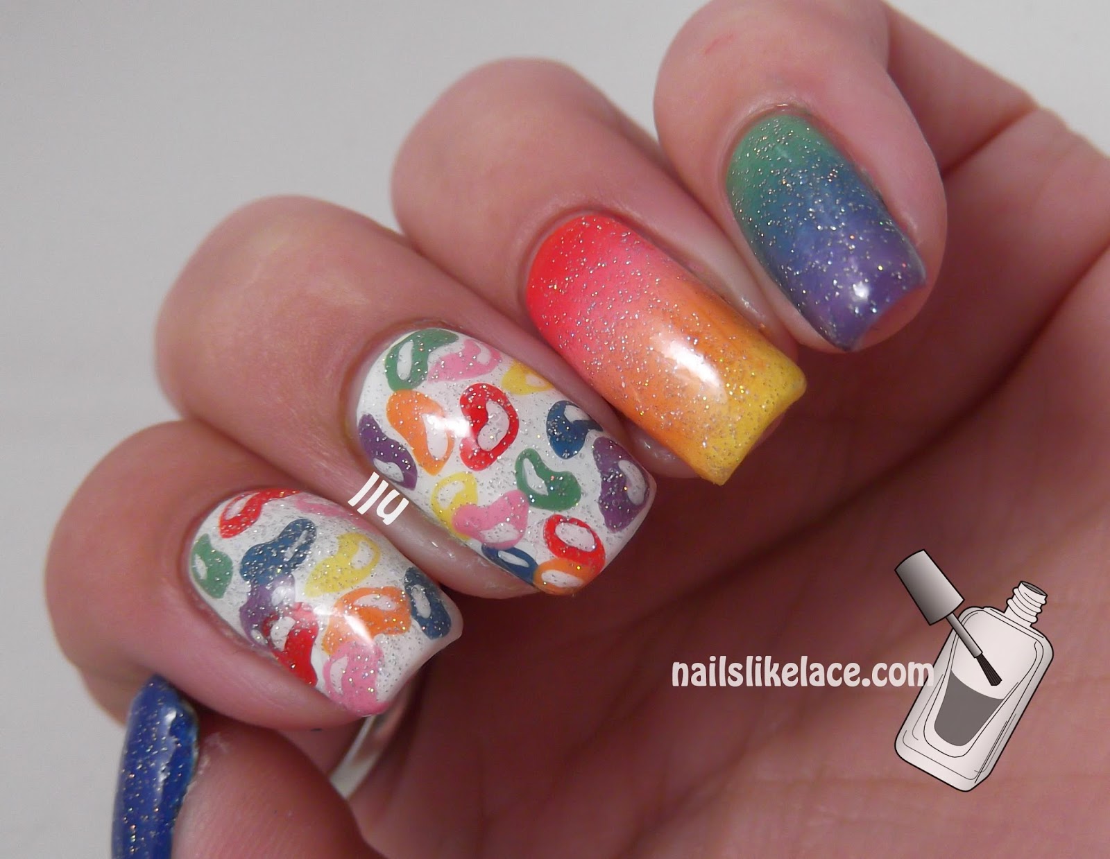 NailsLikeLace: Jelly Bean Nails