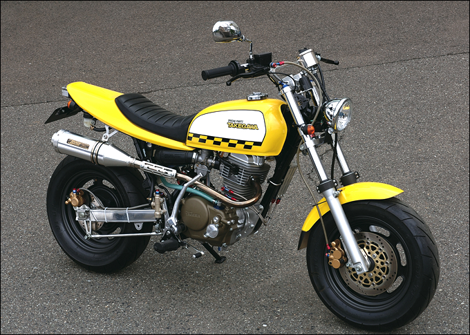 Racing Cafè: Honda Ape 100 "The Tracker" by Takegawa