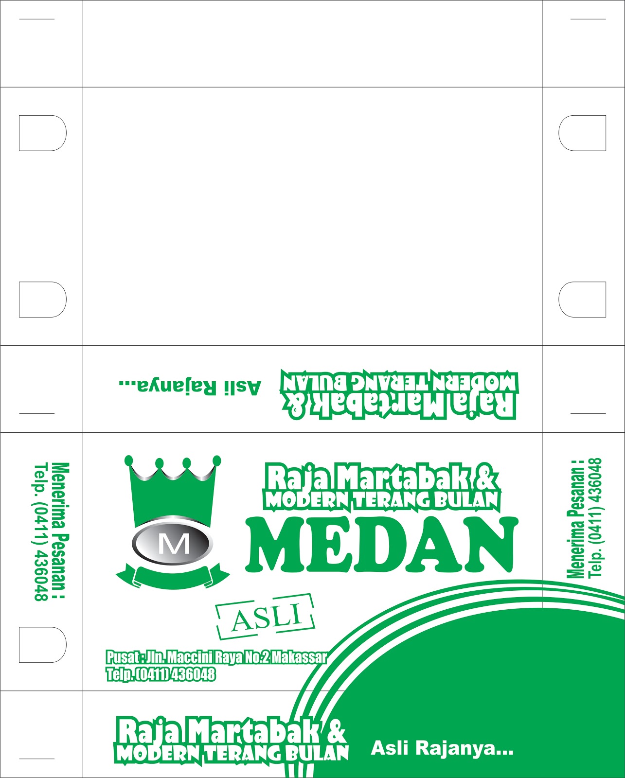 The Zaki: desain kardus snack