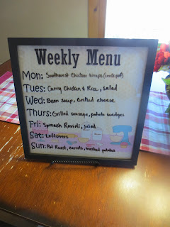 Neighbor Julia: How to Make a Weekly Menu Sign