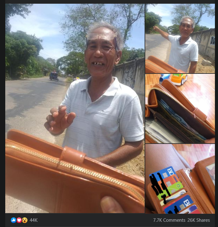 Matandang Lalaki, Isinauli Ang Wallet Na Napulot Kahit Nangangailangan ... Matandang Lalaki, Isinauli Ang Wallet Na Napulot Kahit Nangangailangan ...