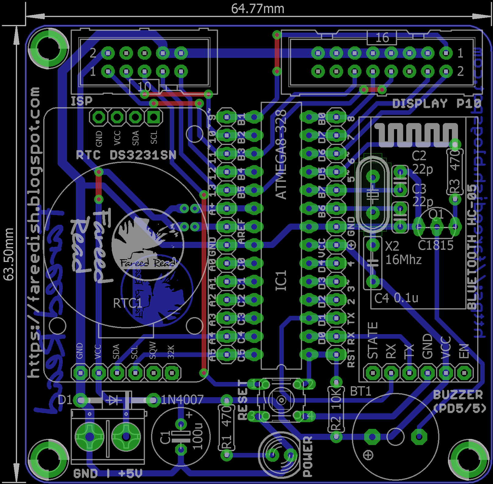 Membuat Kontroler JWS atau Minimum Sistem Atmega328 dengan RTC DS3231 ...