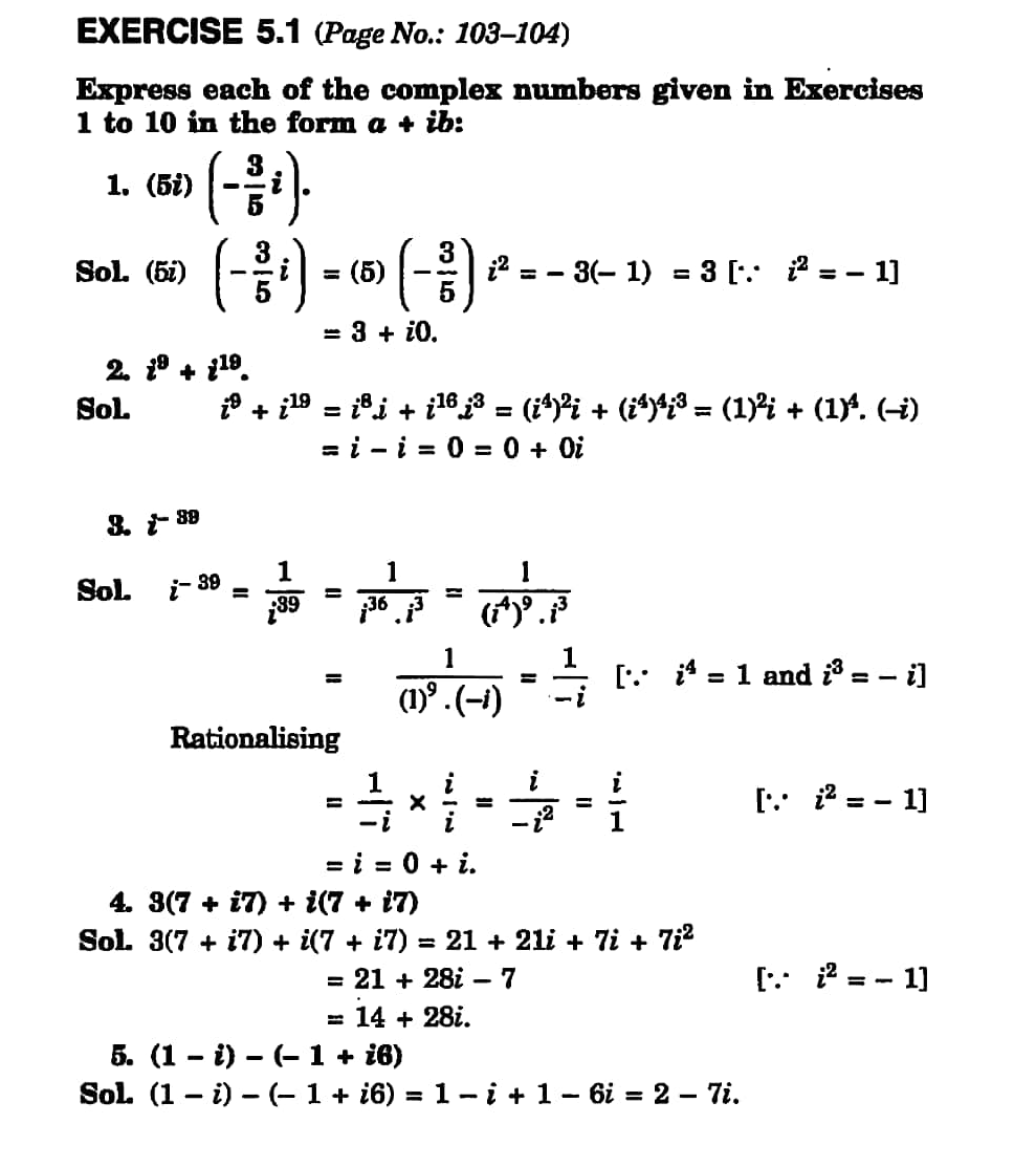 Complex numbers class 11 math - Studypur